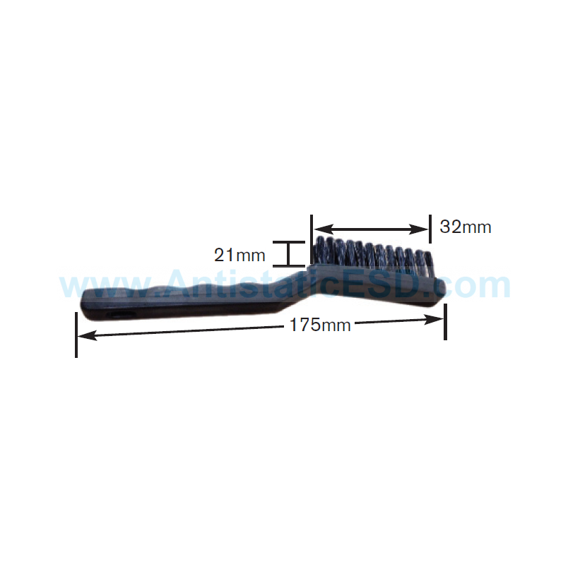 ESD Brush With Soft Bristles (2.6cm 1 x 12) - Anti-Static ESD - Anti ...