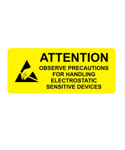 Small ESD Warning Labels - Anti-Static ESD